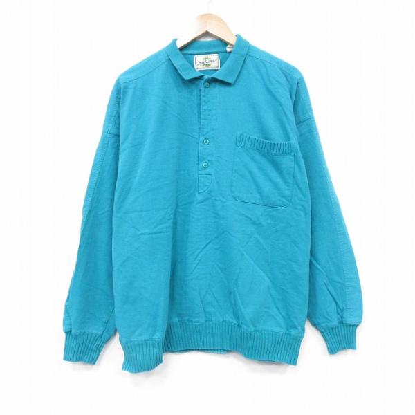 【表記サイズ】　XLT【実寸サイズ】　着丈（肩から裾）70cm　着幅（脇から脇）64cm　肩幅64cm　肩袖丈（肩から袖先）54cm　脇袖丈（脇から袖先）57cm【素材】　コットン100%【程度】　B【コンディション】　第2ボタンありません...