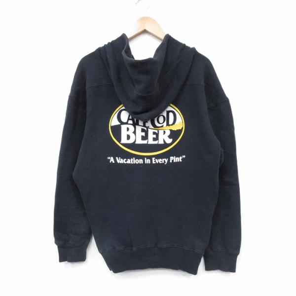 【表記サイズ】　L【実寸サイズ】　着丈（肩から裾）67cm　着幅（脇から脇）64cm　肩幅61cm　肩袖丈（肩から袖先）53cm　脇袖丈（脇から袖先）51cm【素材】　コットン80%、ポリエステル20%【程度】　A【コンディション】　全体少...