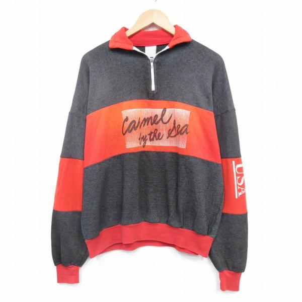 【表記サイズ】　なし【実寸サイズ】　着丈（肩から裾）62cm　着幅（脇から脇）63cm　肩幅68cm　肩袖丈（肩から袖先）55cm　脇袖丈（脇から袖先）54cm【素材】　コットン、ポリエステル【程度】　A【コンディション】　汚れ【仕入先】　...