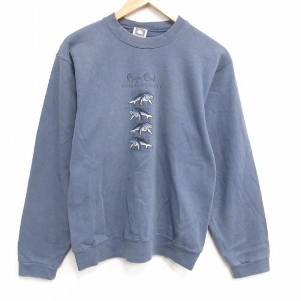 【表記サイズ】　S【実寸サイズ】　着丈（肩から裾）63cm　着幅（脇から脇）50cm　肩幅46cm　肩袖丈（肩から袖先）59cm　脇袖丈（脇から袖先）54cm【素材】　コットン80%、ポリエステル20%【程度】　A【コンディション】　全体良...