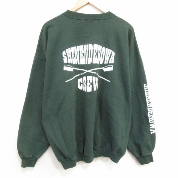 【表記サイズ】　XL【実寸サイズ】　着丈（肩から裾）67cm　着幅（脇から脇）69cm　肩幅69cm　肩袖丈（肩から袖先）52cm　脇袖丈（脇から袖先）53cm【素材】　コットン90%、ポリエステル10%【程度】　A【コンディション】　全体...