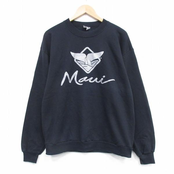 【表記サイズ】　XL【実寸サイズ】　着丈（肩から裾）68cm　着幅（脇から脇）58cm　肩幅55cm　肩袖丈（肩から袖先）60cm　脇袖丈（脇から袖先）55cm【素材】　コットン50%、ポリエステル50%【程度】　B【コンディション】　汚れ...