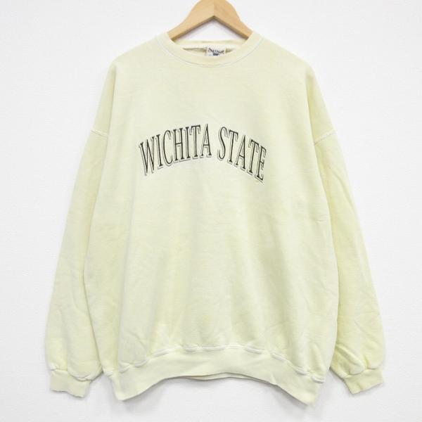 【表記サイズ】　L【実寸サイズ】　着丈（肩から裾）69cm　着幅（脇から脇）67cm　肩幅67cm　肩袖丈（肩から袖先）55cm　脇袖丈（脇から袖先）55cm【素材】　コットン80%、ポリエステル20%【程度】　B【コンディション】　汚れ、...