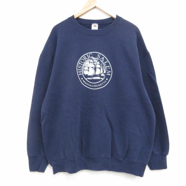 【表記サイズ】　2X【実寸サイズ】　着丈（肩から裾）73cm　着幅（脇から脇）66cm　肩幅61cm　肩袖丈（肩から袖先）58cm　脇袖丈（脇から袖先）54cm【素材】　コットン50%、ポリエステル50%【程度】　A【コンディション】　すれ...