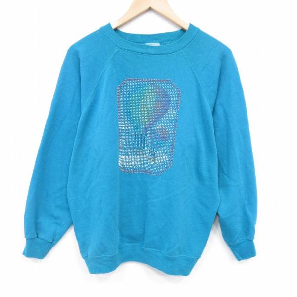 【表記サイズ】　XL【実寸サイズ】　着丈（肩から裾）63cm　着幅（脇から脇）60cm　裄丈（襟中央から袖口）80cm　脇袖丈（脇から袖先）49cm【素材】　コットン50%、アクリル50%【程度】　B【コンディション】　汚れ、穴【仕入先】　...