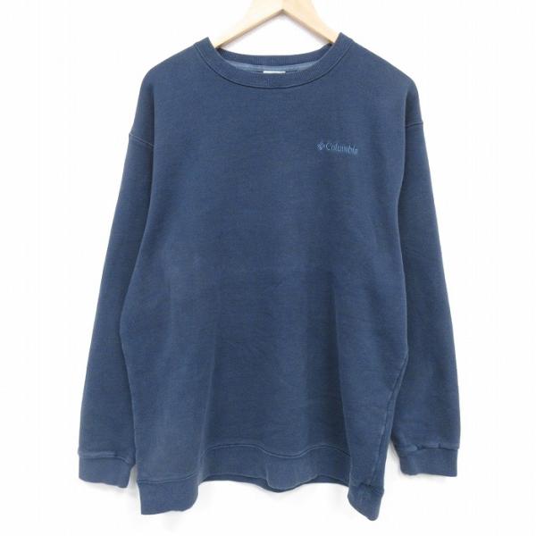 【表記サイズ】　XL【実寸サイズ】　着丈（肩から裾）73cm　着幅（脇から脇）65cm　肩幅54cm　肩袖丈（肩から袖先）59cm　脇袖丈（脇から袖先）51cm【素材】　コットン77%、ポリエステル23%【程度】　A【コンディション】　ステ...