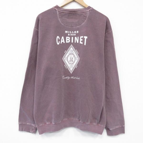 【表記サイズ】　L【実寸サイズ】　着丈（肩から裾）72cm　着幅（脇から脇）65cm　肩幅54cm　肩袖丈（肩から袖先）63cm　脇袖丈（脇から袖先）54cm【素材】　コットン80%、ポリエステル20%【程度】　A【コンディション】　汚れ【...