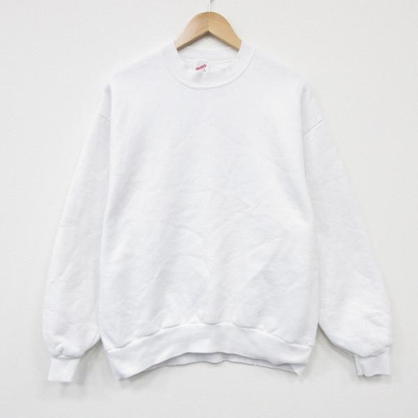 【表記サイズ】　L【実寸サイズ】　着丈（肩から裾）63cm　着幅（脇から脇）54cm　肩幅53cm　肩袖丈（肩から袖先）55cm　脇袖丈（脇から袖先）50cm【素材】　コットン50%、ポリエステル50%【程度】　A【コンディション】　汚れ【...