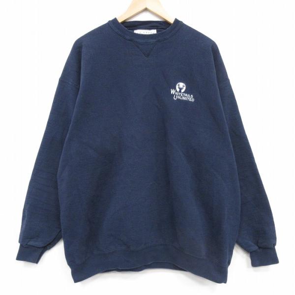 【表記サイズ】　XXL【実寸サイズ】　着丈（肩から裾）73cm　着幅（脇から脇）67cm　肩幅63cm　肩袖丈（肩から袖先）58cm　脇袖丈（脇から袖先）55cm【素材】　コットン80%、ポリエステル20%【程度】　A【コンディション】　汚...