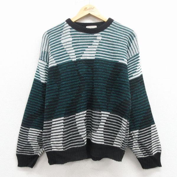 【表記サイズ】　M【実寸サイズ】　着丈（肩から裾）63cm　着幅（脇から脇）53cm　裄丈（襟中央から袖口）81cm　脇袖丈（脇から袖先）49cm【素材】　アクリル100%【程度】　A【コンディション】　焦げ【仕入先】　アメリカ【商品詳細】...