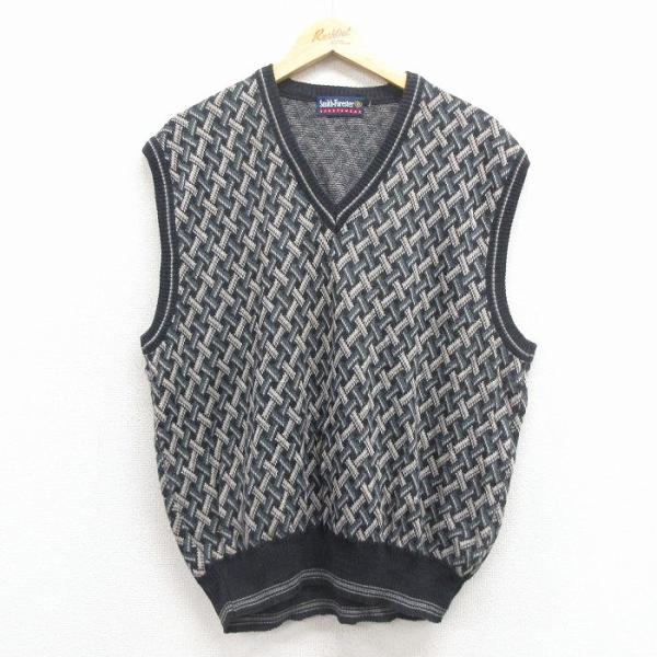 【表記サイズ】　なし【実寸サイズ】　着丈（肩から裾）65cm　着幅（脇から脇）59cm　肩幅49cm【素材】　アクリル【程度】　A【コンディション】　全体良好【仕入先】　アメリカ【メール便】　不可