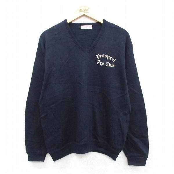 【表記サイズ】　L【実寸サイズ】　着丈（肩から裾）65cm　着幅（脇から脇）57cm　肩幅51cm　肩袖丈（肩から袖先）61cm　脇袖丈（脇から袖先）49cm【素材】　アクリル50％、レーヨン50％【程度】　B【コンディション】　汚れ【仕入...