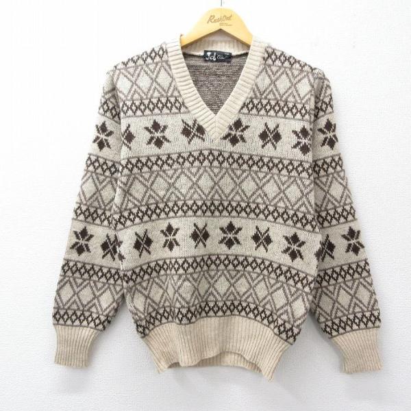 【表記サイズ】　2【実寸サイズ】　着丈（肩から裾）64cm　着幅（脇から脇）45cm　肩幅37cm　肩袖丈（肩から袖先）58cm　脇袖丈（脇から袖先）45cm【素材】　ウール65％、ナイロン25％、他10％【程度】　A【コンディション】　全...