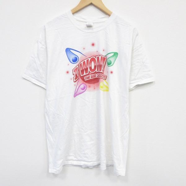 【商品番号】　ts55070224【商品名】　XL★古着 半袖 Tシャツ メンズ WON 大きいサイズ コットン クルーネック 白【メンズ参考サイズ】　XL【表記サイズ】　XL【実寸サイズ】　着丈（肩から裾）73cm　着幅（脇から脇）60c...