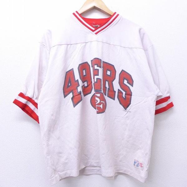 XL/古着 半袖 ビンテージ フットボール Tシャツ 90s スターター XL/古着 半袖 ビンテージ フットボール Tシャツ 90s スターター