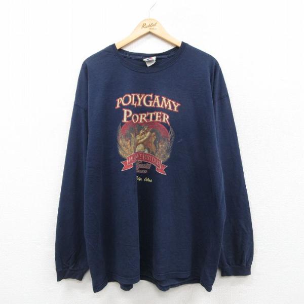 【表記サイズ】　2X【実寸サイズ】　着丈（肩から裾）76cm　着幅（脇から脇）66cm　肩幅63cm　肩袖丈（肩から袖先）60cm　脇袖丈（脇から袖先）53cm【素材】　コットン100％【程度】　B【コンディション】　汚れ、すれ【仕入先】　...