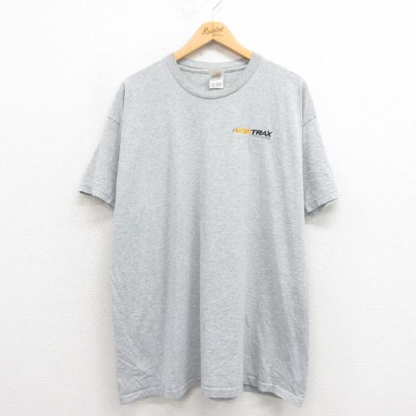 【商品番号】　tsv25075248【商品名】　XL★古着 フルーツオブザルーム 半袖 ビンテージ Tシャツ メンズ 00年代 00s NORTRAX 大きいサイズ クルーネック グレー 霜降り【メンズ参考サイズ】　XL【表記サイズ】　2X...