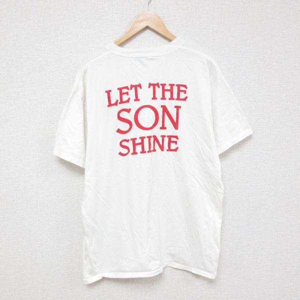 【商品番号】　tsv55051451【商品名】　XL★古着 オニータ 半袖 ビンテージ Tシャツ メンズ 90年代 90s LET クルーネック USA製 白【メンズ参考サイズ】　XL【表記サイズ】　XL【実寸サイズ】　着丈（肩から裾）70...
