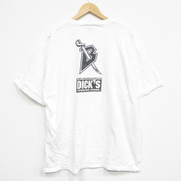 【商品番号】　tsv55070522【商品名】　XL★古着 半袖 ビンテージ Tシャツ メンズ 00年代 00s DICKS サイズ コットン クルーネック 白【メンズ参考サイズ】　XL【表記サイズ】　XL【実寸サイズ】　着丈（肩から裾）7...