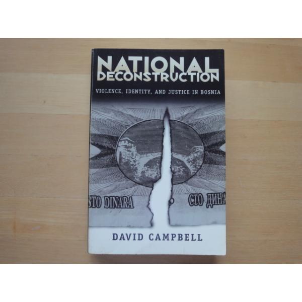 「タイトル」三方に微シミ有「中古」National Deconstruction Violence Identity, and Justice in Bosnia/ デビッド キャンベル 洋書箱(2)「ISBN」9780816629374「...