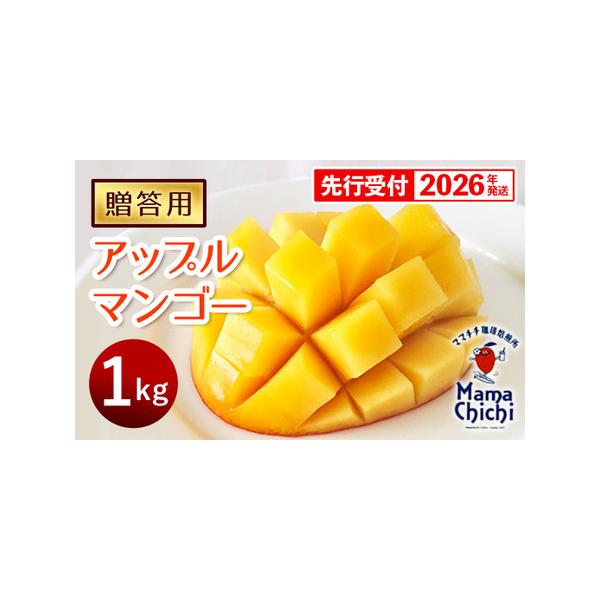 ■ 容量　贈答用アップルマンゴー約1kg（2〜3玉）　※玉数の指定はできません　アレルギー：ウルシ科■ 配送について　2026年6月下旬〜8月上旬頃を予定　タイプ：【冷蔵】