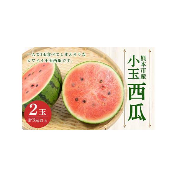 ■ 容量　小玉西瓜 2玉入　1玉あたり1.5kg以上■ 配送について　寄附確認後、2026年4月下旬〜7月上旬迄順次発送予定　タイプ：【常温】