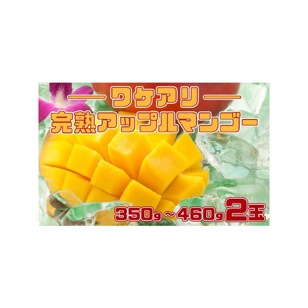 ■ 容量　訳あり 完熟 アップルマンゴー 2L（350g〜460g）2玉 　■ 配送について　2026年6月下旬〜7月下旬　タイプ：【冷蔵】