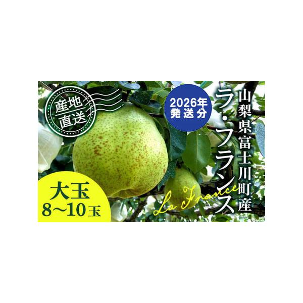 ■ 容量　８玉〜１０玉となります。(合計4.0kg以上)■ 配送について　２０２６年１０月中旬以降発送予定（収穫後、順次発送）　※農作物の為、天候生育状況により、発送が前後する場合があります。　※青果品のため発送日はご指定いただけません。　...