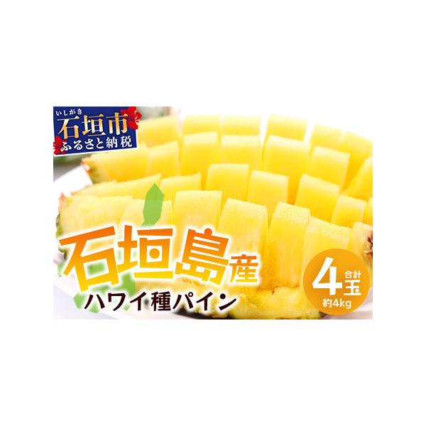 ■ 容量　ハワイ種 パイン (4玉 約4・) 　　■アレルギー品目■　なし　　■賞味期限■　生ものですのでお早めにお召し上がりください。■ 配送について　■発送期日■　2026年6月上旬頃から順次発送いたします。　　■申込期日■　2026年...