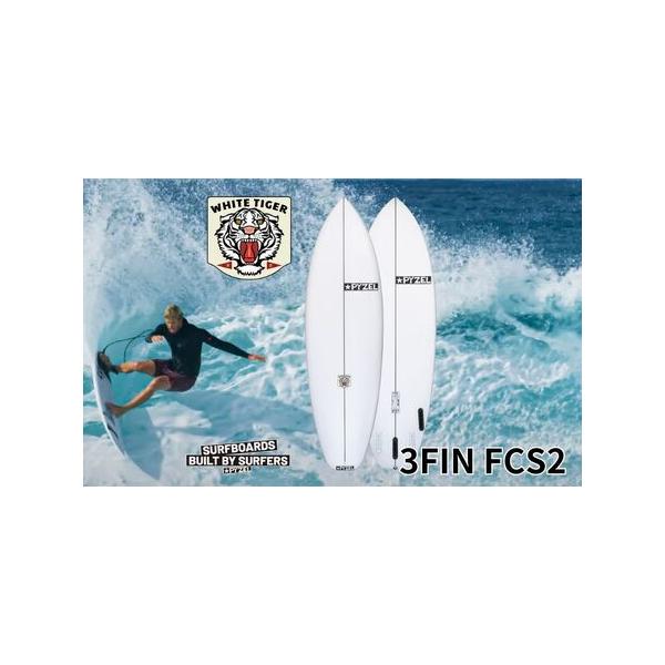 ■ 容量　サーフボード：WHITE TIGER3FIN FCS2　お申込の際は備考欄・その他お問い合わせ欄にご希望のサイズをご記入ください。　（5'0"、5'2"、5'3"、5'4"、5'5"、5'6"、5'7"、5'8"、5'10"、5'...