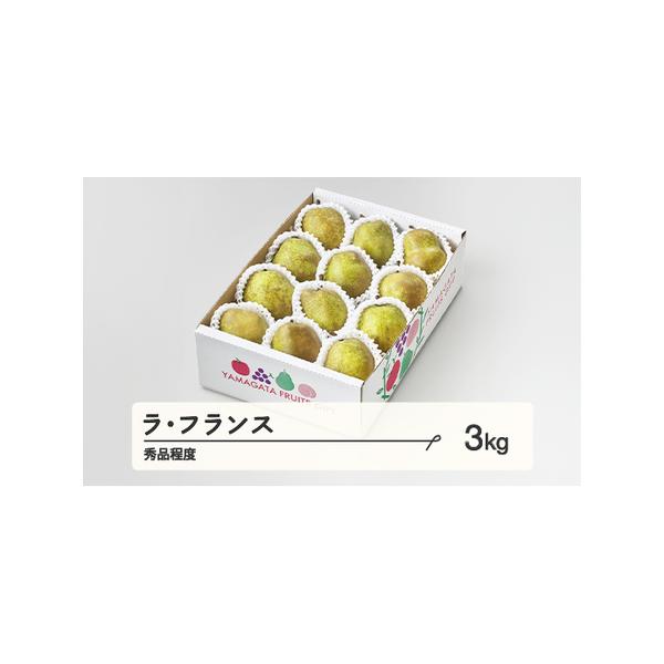 ■ 容量　ラ・フランス 秀品程度 約3kg(6~12個程度)■ 配送について　2026年11月上旬~12月中旬頃　※発送時期は、例年の発送時期を記載しております。天候や収穫状況により変更になる場合があります。　タイプ：【常温】