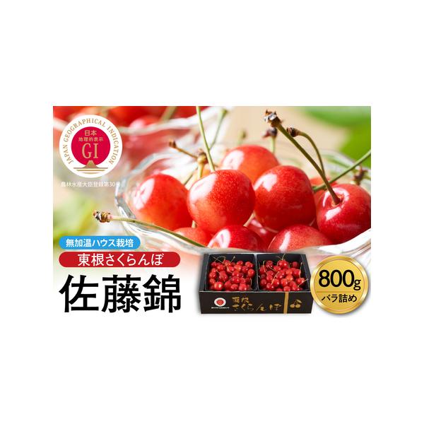 ■ 容量　■容量　【無加温ハウス栽培】　GI「東根さくらんぼ」佐藤錦　800g バラ詰め　　■賞味期限　出荷日から3日程度　　■保存方法　要冷蔵　※お受取り後は冷蔵保管をしていただき、お早めにお召し上がりください。　　■アレルギー　28品目...