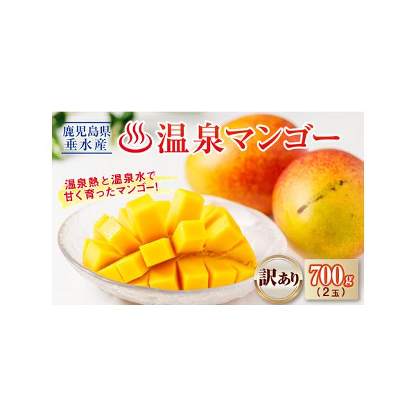 ■ 容量　垂水産 温泉マンゴー（訳あり） 700g（2玉）　　【賞味期限】目安としてお届けから7日程度　※生ものですので、到着後はお早目にお召し上がりください。■ 配送について　2026年6月下旬〜8月上旬頃、収穫に合わせて申込順に発送。　...