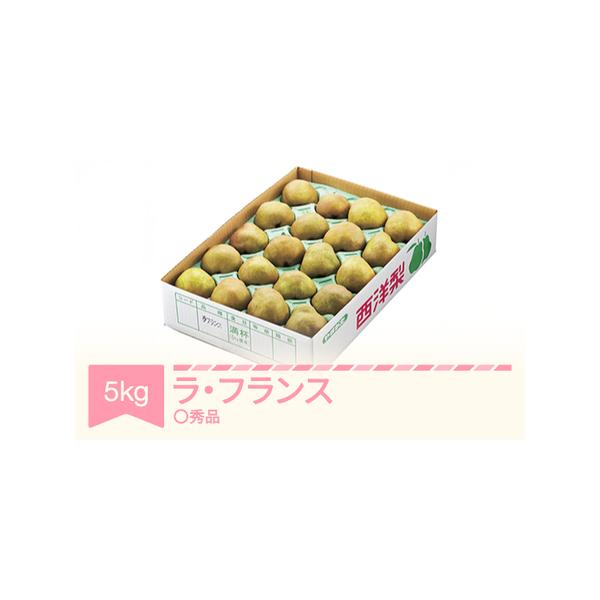 ■ 容量　ラ・フランス ◯秀品 約5kg(12~20個程度)■ 配送について　11月上旬~11月下旬頃に順次発送　※生育の状況により多少前後することがあります。　タイプ：【常温】