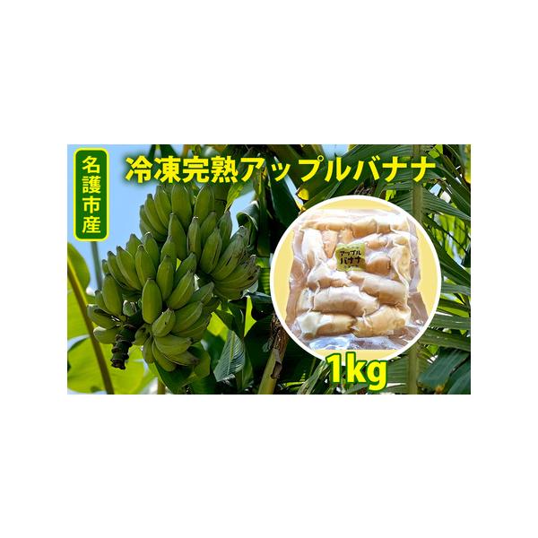 ■ 容量　冷凍完熟アップルバナナ1kg■ 配送について　寄附受付から1ヶ月〜2ヶ月　タイプ：【冷凍】