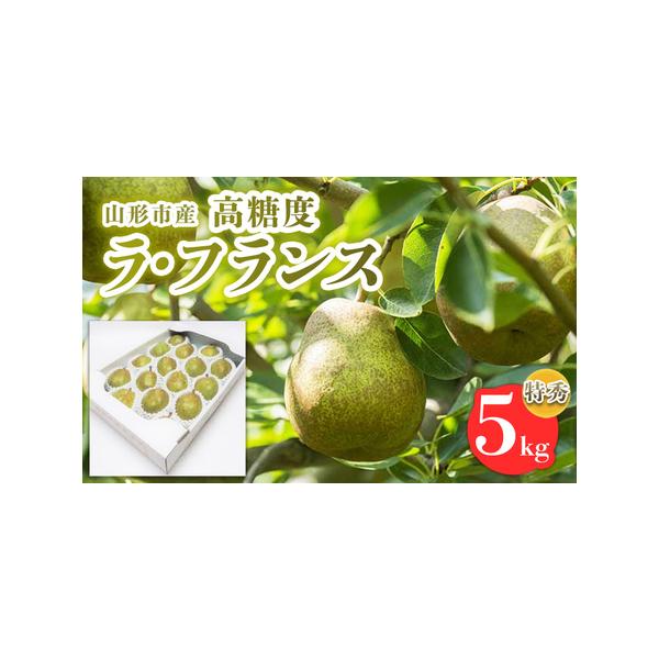 ■ 容量　【令和8年産】　ラフランス 特秀品 5kg (10〜18玉)■ 配送について　【申込期日】2026年09月25日まで　【発送期間】2026年10月20日頃〜2026年11月20日頃　※状況により配送時期が前後する場合がございます。...