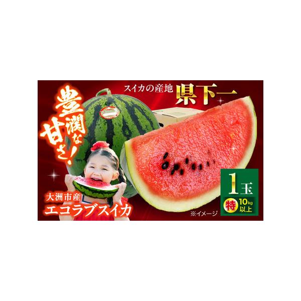 ■ 容量　エコラブスイカ　特（10kg以上）1玉■ 配送について　※返品・返金・再送はお受けできません　タイプ：【常温】
