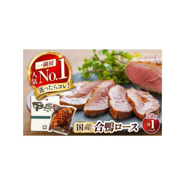 ■ 容量　合鴨ロース 250g　【加工地】　滋賀県長浜市　■ 配送について　寄附確定後、2週間前後　タイプ：【冷蔵】