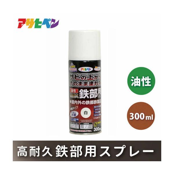■ 容量　内容量： 300ml　油性高耐久鉄部用スプレー　色は「黒」「グレー」「白」「ツヤ消し黒」よりお選びください。　　タイプ：【常温】
