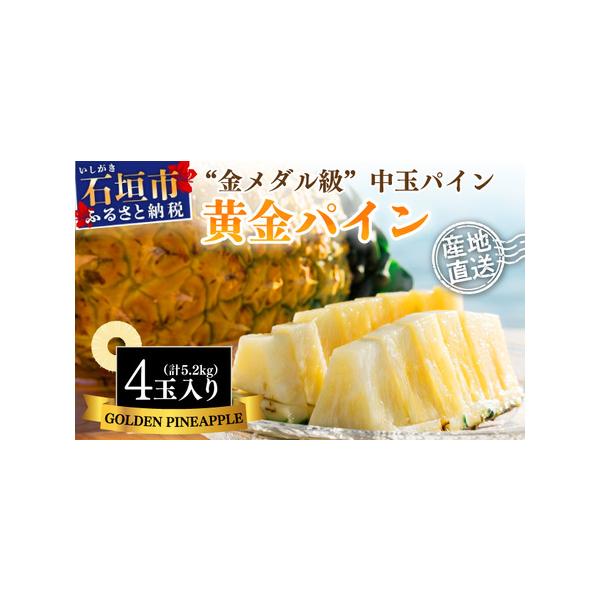 ■ 容量　■容量■　黄金パイン 中玉4玉 計約5.2kg　　■アレルギー品目■　なし　　■消費期限■　到着より常温で5日以内、その後は冷蔵で3日以内■ 配送について　■申込期日■　受付期間：2026年6月30日まで（※無くなり次第終了）　タ...