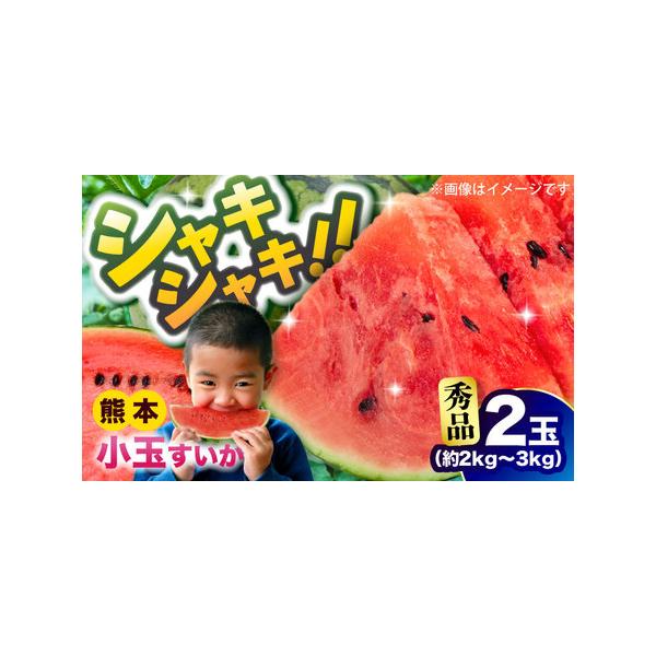 ■ 容量　小玉すいか 2玉　重量：約2kg〜3kg　サイズ：M〜3L混合■ 配送について　ご入金確認後、2026年5月下旬〜7月下旬にかけて順次発送いたします。　タイプ：【常温】
