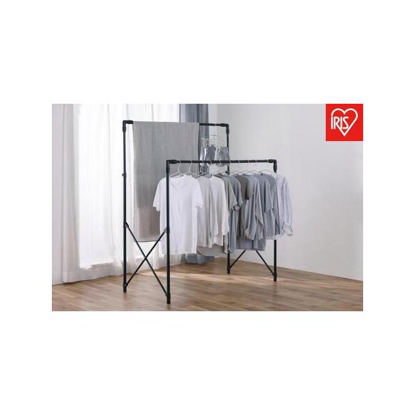 ■ 容量　●商品サイズ(cm)　使用時:幅約97〜150×奥行約66×高さ約122〜160　収納時:幅約97×奥行約12.5×高さ約122　●重量　約3.6kg　●耐荷重　全体:約20kg　パイプ1本あたり:約10kg　※耐荷重は測定値であ...