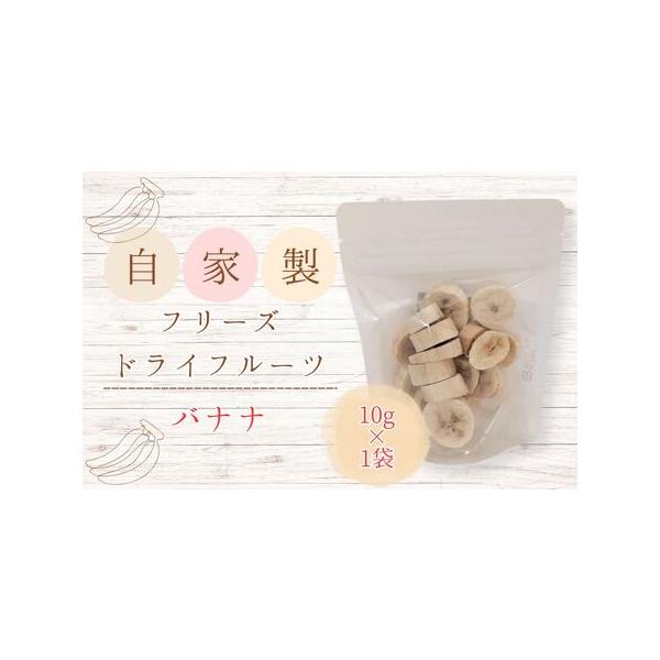 ■ 容量　フリーズドライフルーツ：バナナ（10g）■ 配送について　《注意事項》　こちらの返礼品はポスト投函でお届けします。　盗難、紛失、破損等の保証や、日時指定および発送のお知らせはできませんのでご了承ください。　なお、長期不在などにより...
