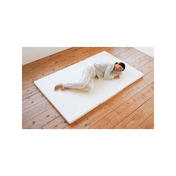 ■ 容量　マットレス セミダブル×1枚　※三つ折り　　【 広げた状態 】　巾：約120cm　長さ：約192cm　厚さ：約5cm　　【 たたんだ状態 】　巾：約120cm　長さ：約64cm　厚さ：約15cm■ 配送について　寄附確認後、30営...