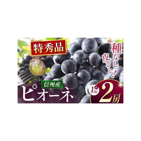 ■ 容量　ピオーネ　2房（約1kg）　タイプ：【冷蔵】