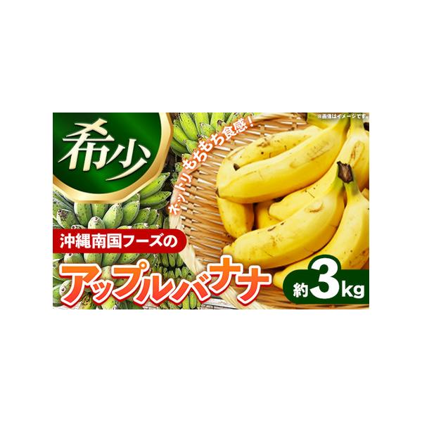 ■ 容量　アップルバナナ 約３kg■ 配送について　準備でき次第、お申し込み順にて発送いたします　タイプ：【常温】