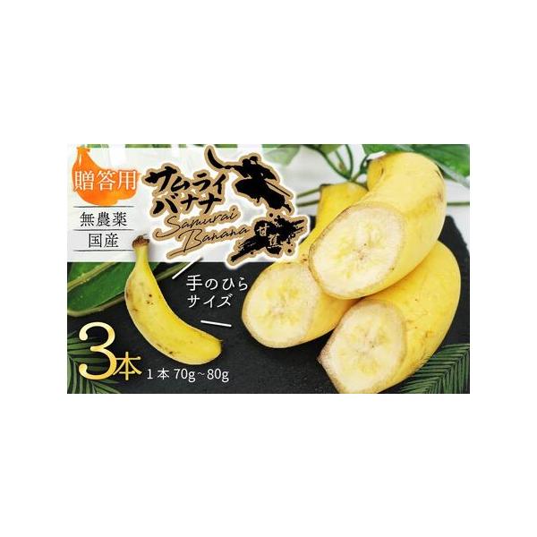 ■ 容量　●プレミアム侍バナナ：3本（1本70〜80g）　※数量は目安であり、グラム数を保証するものではありません　タイプ：【常温】【ギフト】