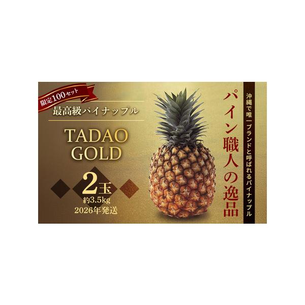 ■ 容量　【贈答用】 ゴールドバレルパイナップル 2玉入り（約3.5kg）■ 配送について　2026年6月中旬〜7月下旬頃まで（予定） ※但し、天候やその他状況により、予告なく変動する場合がございます。　タイプ：【冷蔵】