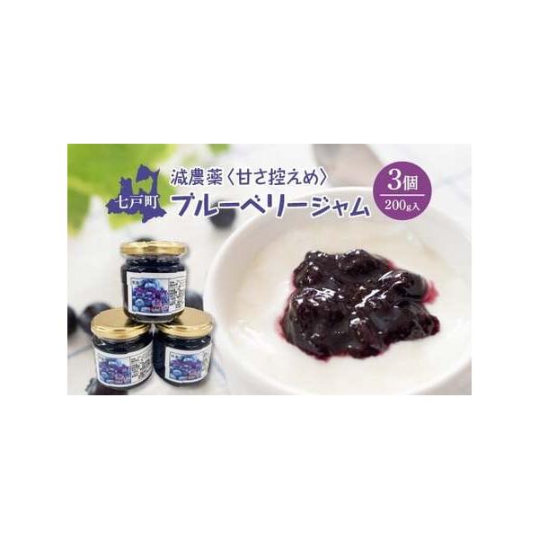 ■ 容量　減農薬＜甘さ控えめ＞ブルーベリージャム（200g）×3個■ 配送について　通年　タイプ：【常温】
