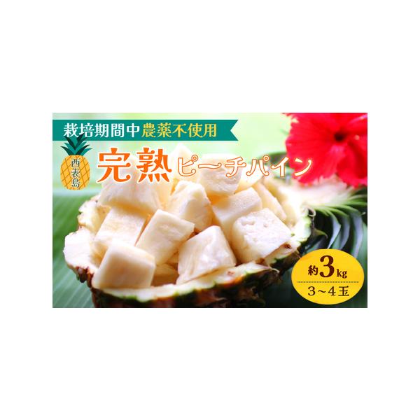 ■ 容量　ピーチパイン(沖縄県西表島産)　3kg入(3?4玉)■ 配送について　※出荷時期になりましたら、別途メールにてお届けについてのご案内をさせていただきます。　※発送時期は、例年の発送時期になっております。天候や収穫状況によりお届けが...